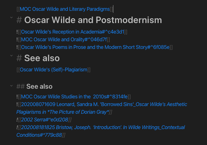 From literature notes to permanent notes: Obsidian – Dr Regina Martínez ...